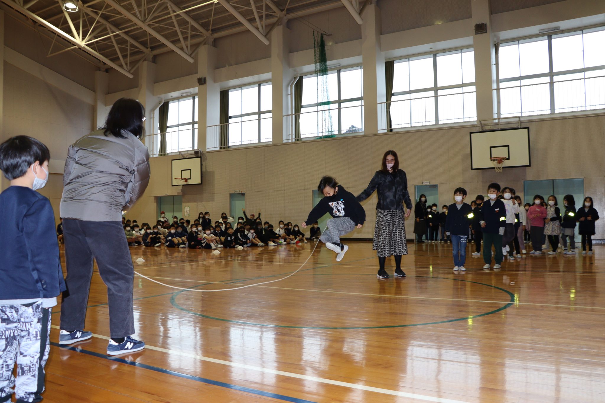 大縄大会 | 養父市立八鹿小学校