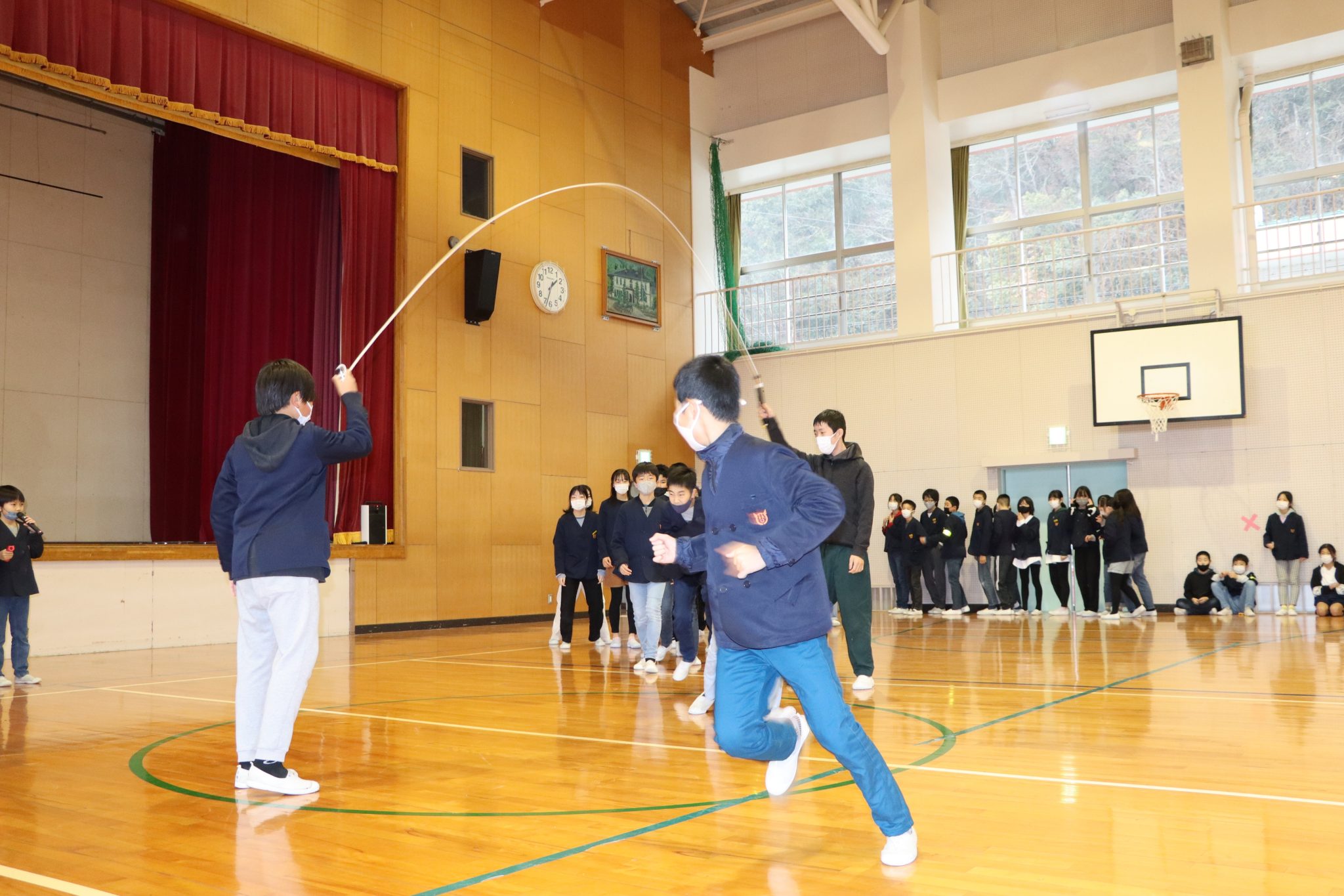 大縄大会 | 養父市立八鹿小学校