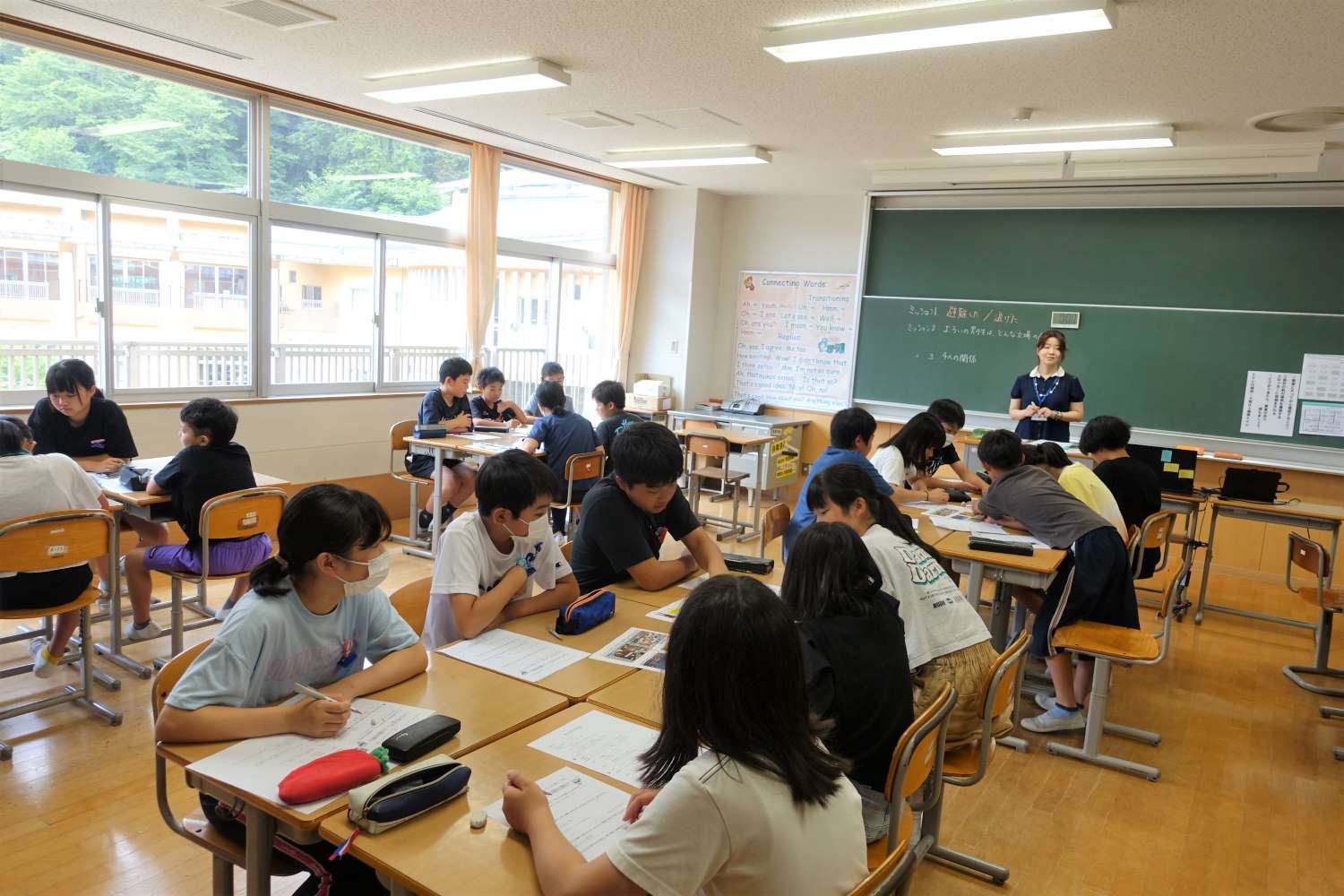 6年生 第1回中学校登校 7/4 | 養父市立八鹿小学校