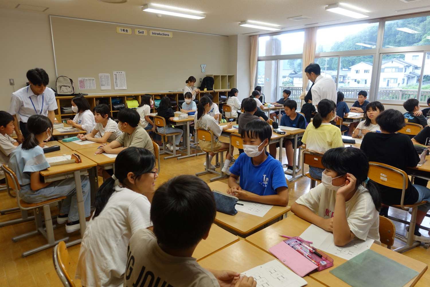 6年生 第1回中学校登校 7/4 | 養父市立八鹿小学校